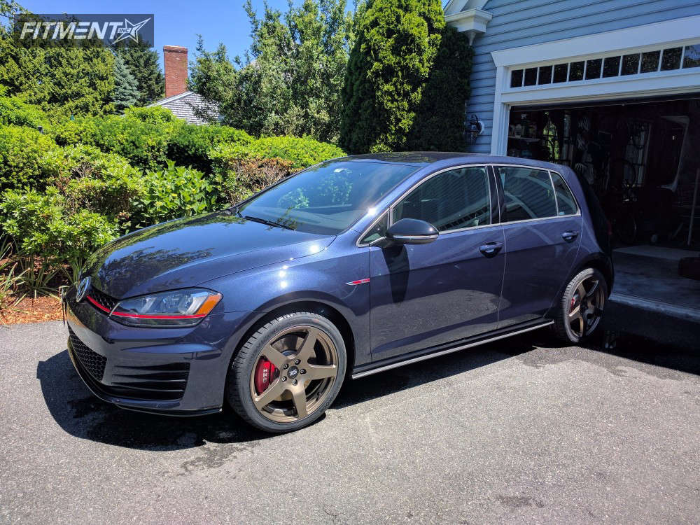 2017 Volkswagen GTI Base with 18x8 Neuspeed RSE52 and Hankook 235x40 on ...