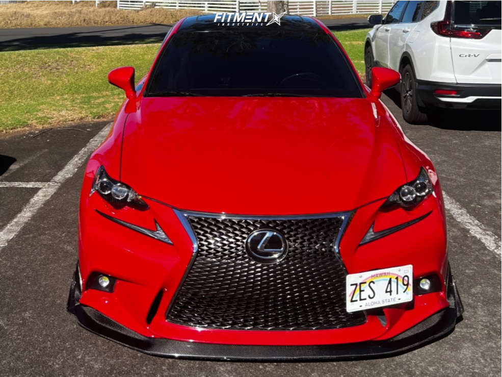 2016 Lexus IS350 F Sport with 19x8.5 Rohana Rfx11 and Pirelli 225x45 on ...