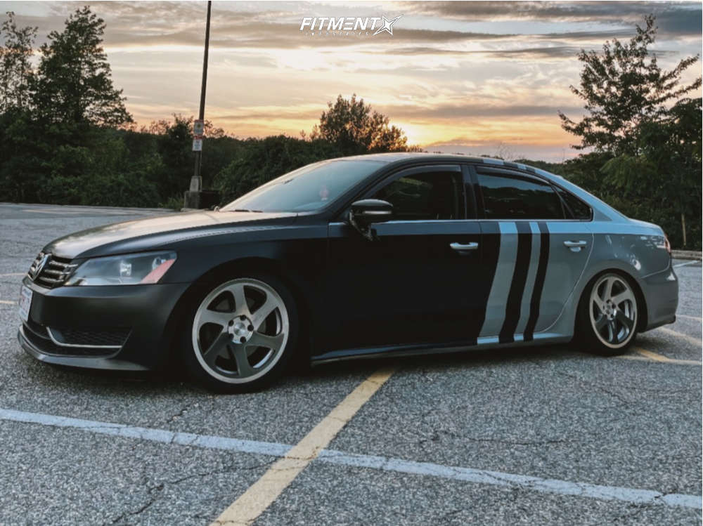 2012 Volkswagen Passat SE with 18x8.5 3SDM 0.06 and Westlake 215x40 on ...