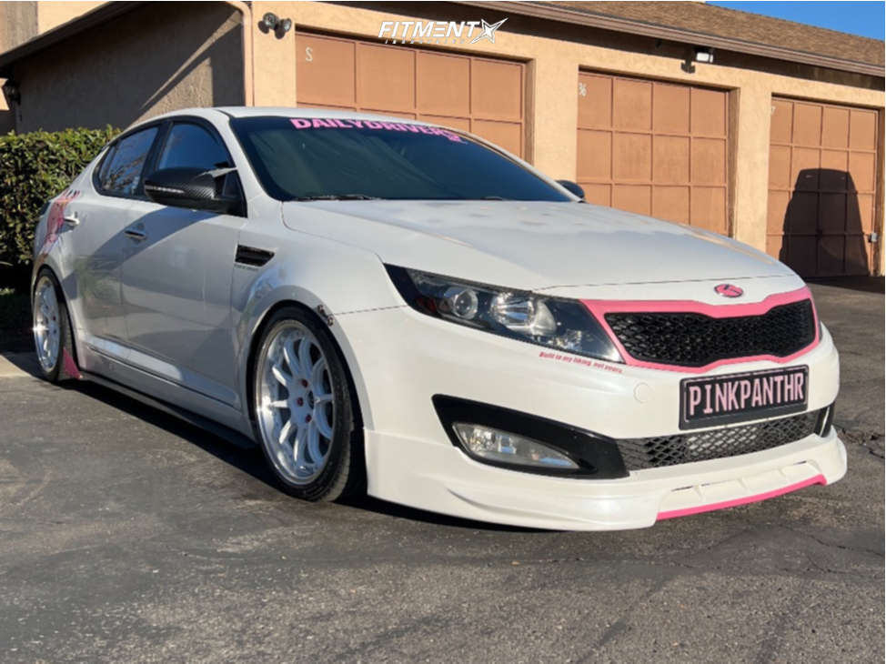 2013 Kia Optima LX with 18x8.5 ESR Cs12 and Falken 225x40 on Coilovers | 2514072 | Fitment ...