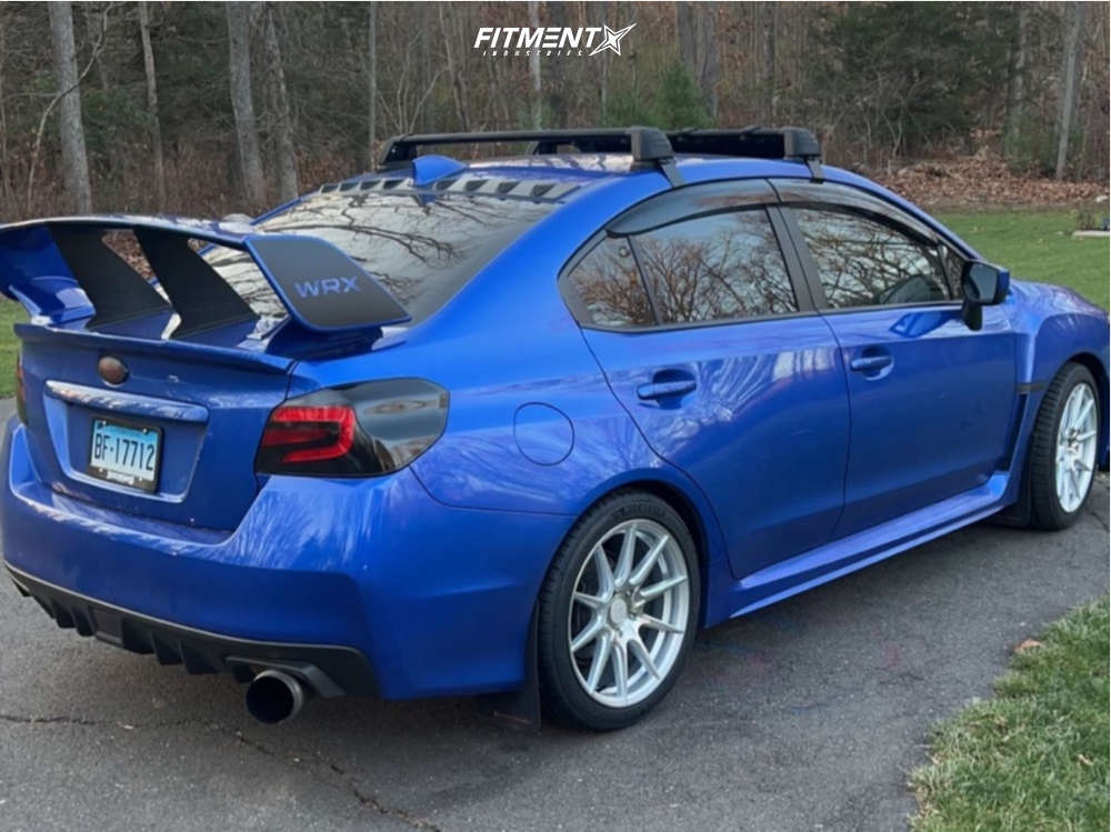2018 Subaru WRX Base with 18x8.5 F1R F101 and Michelin 255x35 on Stock ...