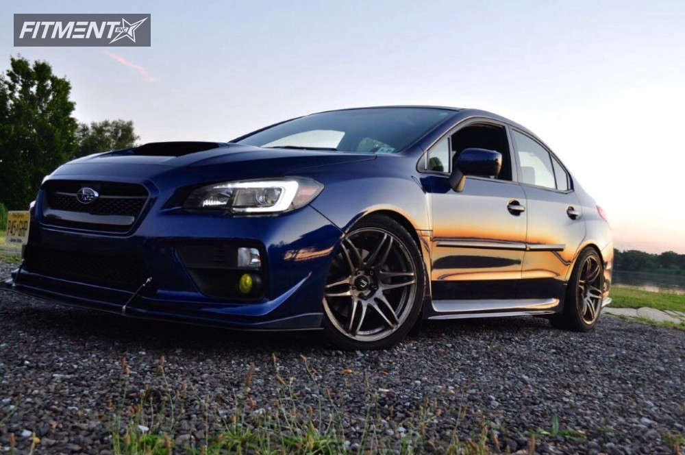 2016 Subaru WRX Base with 18x8.5 Cosmis Racing Mrii and Yokohama 235x40 ...