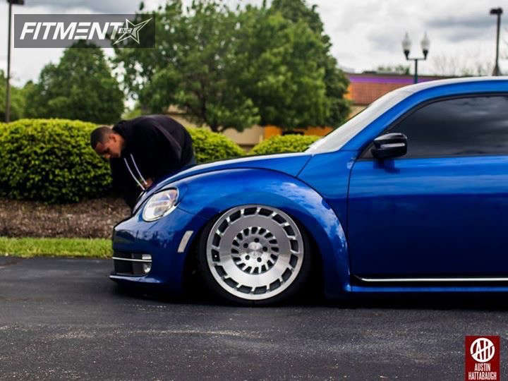 2012 Volkswagen Beetle Base with 19x8.5 Rotiform Ccv and Nankang 225x35 ...