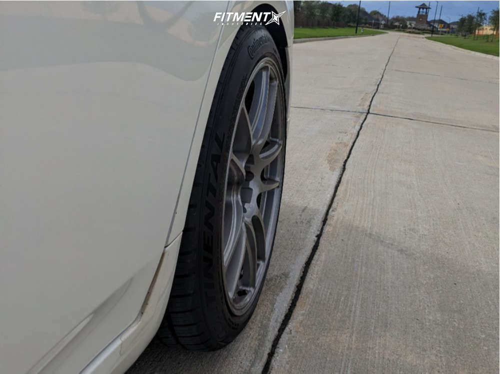 2013 INFINITI G37 X with 19x9.5 Konig Heliogram and Continental 245x40 ...