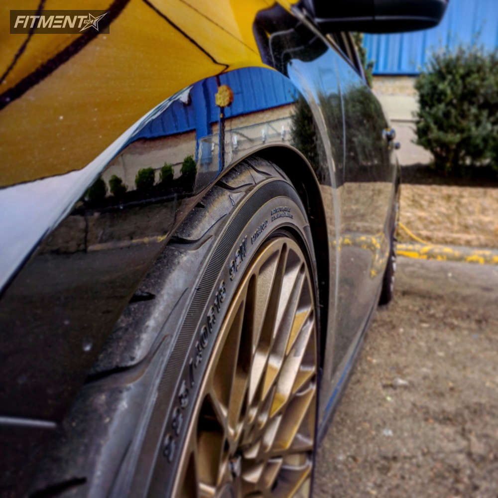 2012 Volkswagen Jetta Comfortline with 18x8 Niche Citrine and Yokohama ...