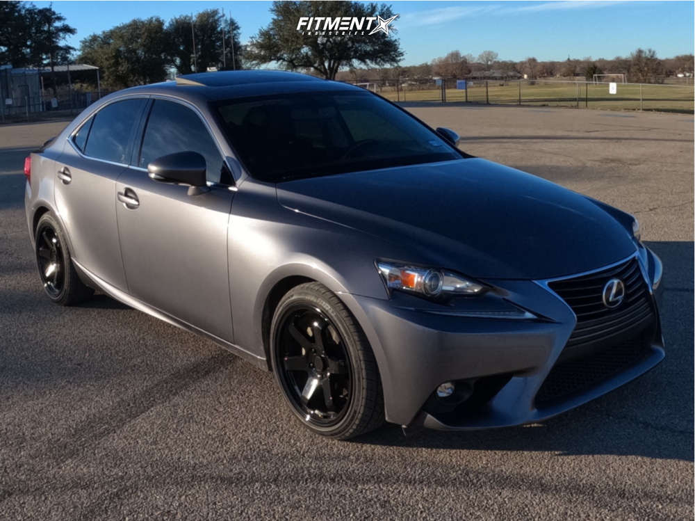 2015 Lexus IS250 Base with 18x8 AVID1 Av6 and Vercelli 225x40 on Stock ...