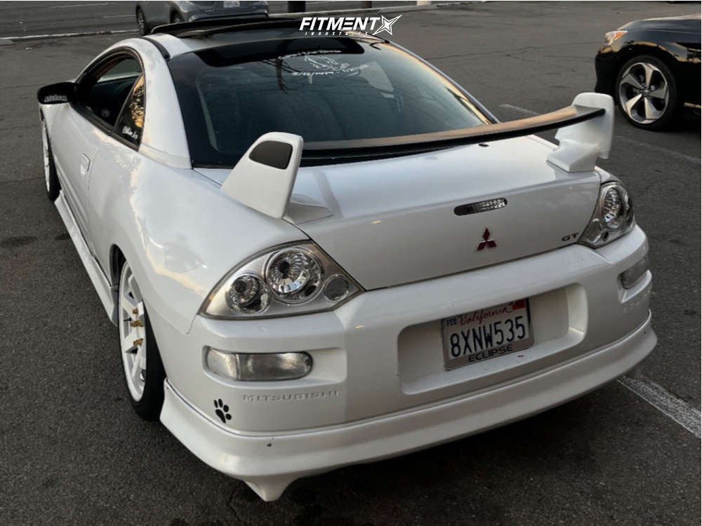2000 Mitsubishi Eclipse GT with 17x8 AVID1 Av6 and Land Golden 215x45 ...
