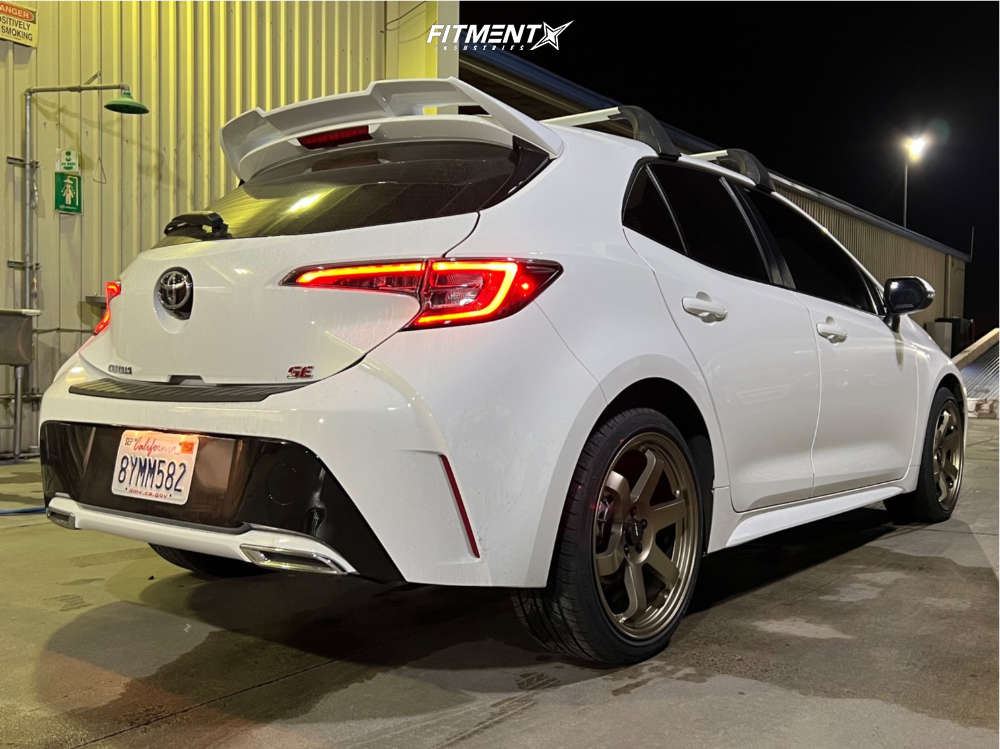 2022 Toyota Corolla SE with 18x8.5 AVID1 Av6 and Vercelli 225x40 on ...