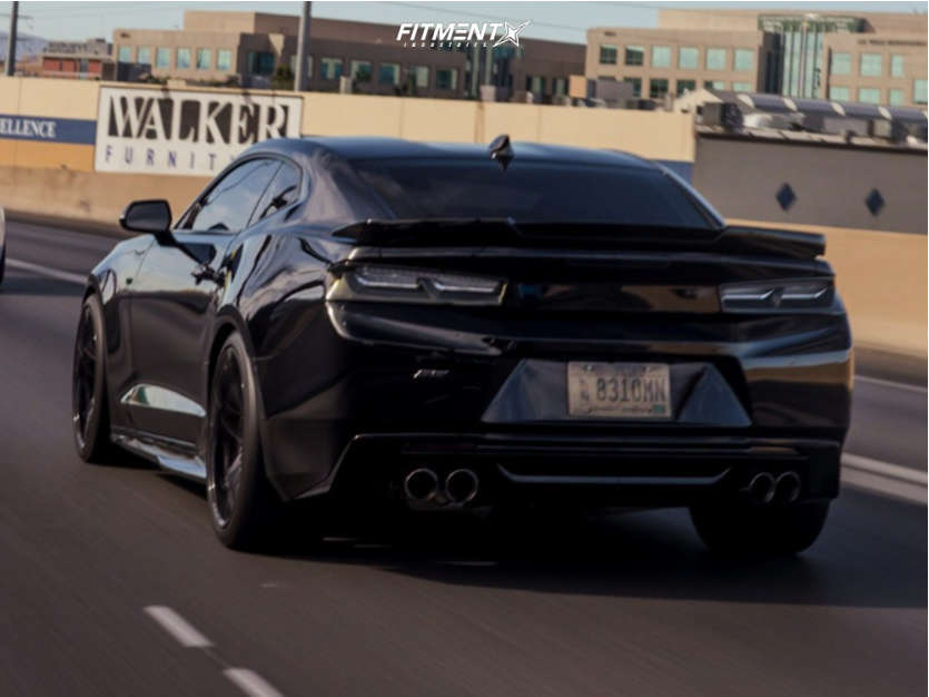 2016 Chevrolet Camaro SS with 20x10 MRR M017 and Continental 285x30 on ...