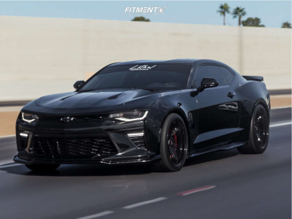 2016 Chevrolet Camaro SS with 20x10 MRR M017 and Continental 285x30 on ...