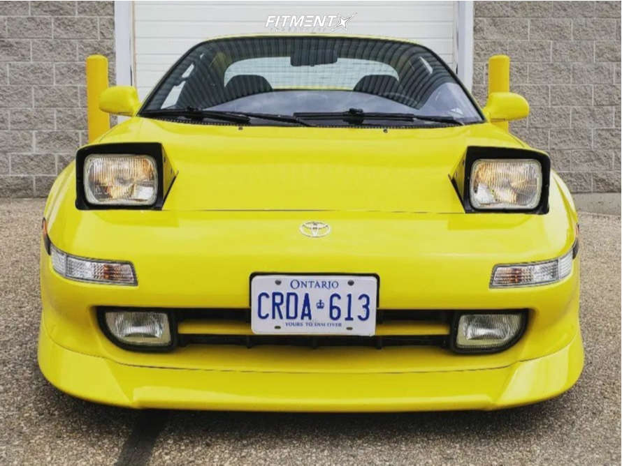 1993 Toyota MR2 Turbo with 17x8 Volk GTP R17 and Yokohama 205x40 on ...