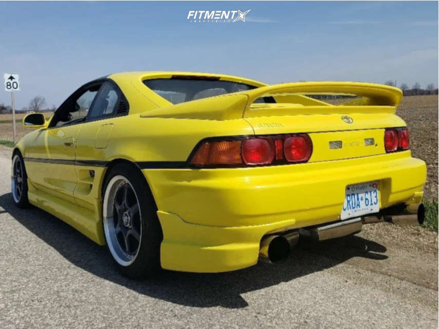 1993 Toyota MR2 Turbo with 17x8 Volk GTP R17 and Yokohama 205x40 on ...