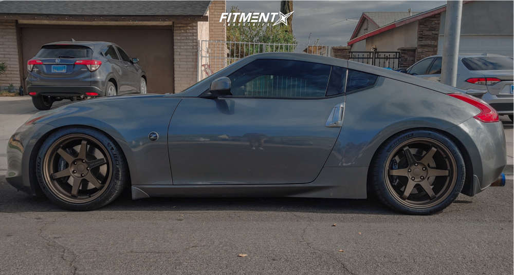 2012 Nissan 370Z Base with 19x9.5 ESR Sr07 and Michelin 245x40 on ...
