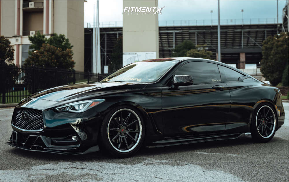 2018 INFINITI Q60 Luxe with 19x9.5 Ferrada Cm2 and Pirelli 255x30 on ...