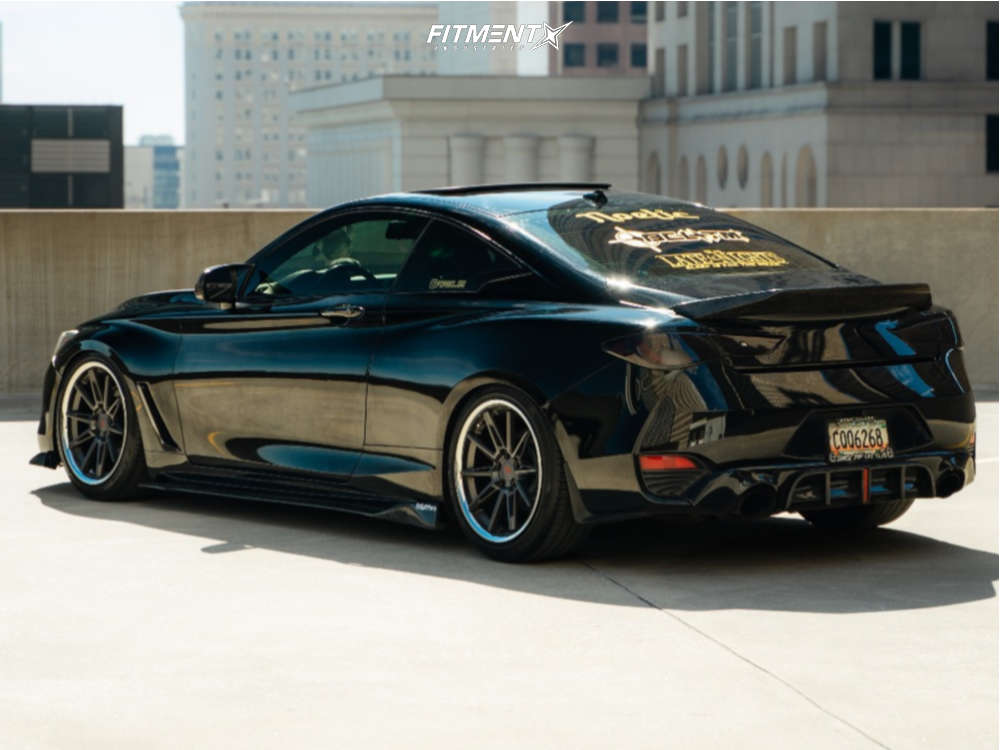 2018 INFINITI Q60 Luxe with 19x9.5 Ferrada Cm2 and Pirelli 255x30 on ...