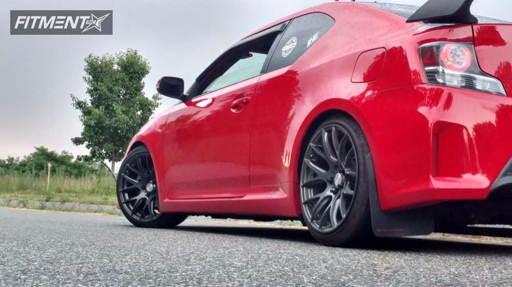 2015 Scion TC Base with 18x9.5 ESR SR12 and Continental 225x40 on ...