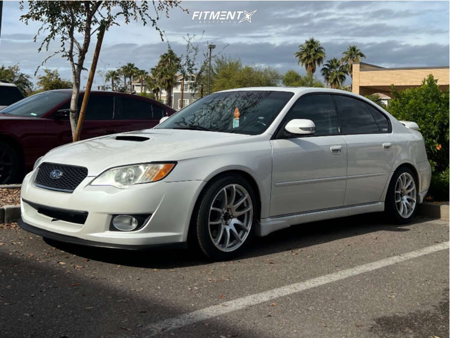 2008 Subaru Legacy GT Limited with 17x8 Vors Tr4 and Kumho 215x45 on ...