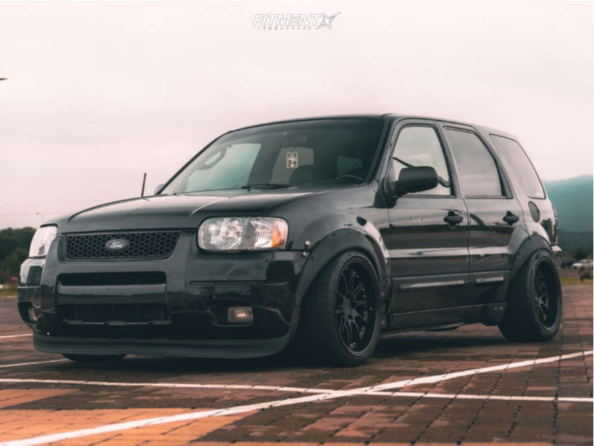 2002 Ford Escape XLT with 18x9.5 Aodhan Ds07 and Continental 255x35 on ...