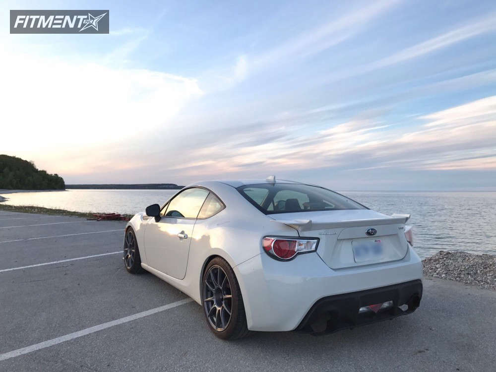 2016 Subaru BRZ Sport-tech with 18x9.5 SSR GTX01 and Michelin 255x35 on Coilovers | 251943 ...