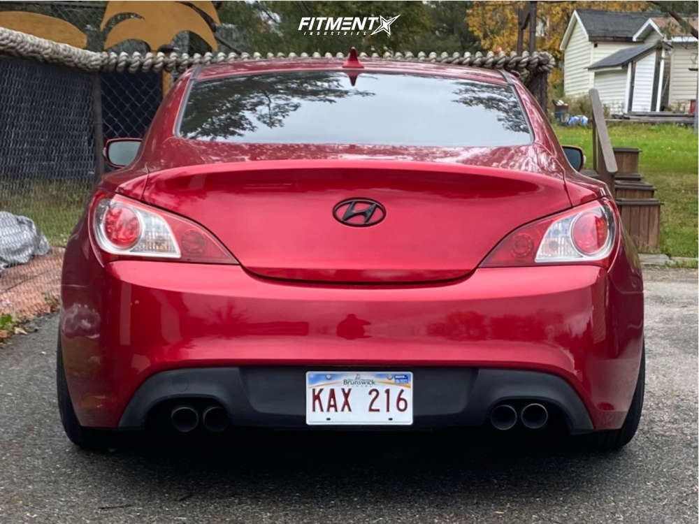 2012 Hyundai Genesis Coupe 3.8 GT with 18x9.5 AVID1 Av6 and Cooper ...