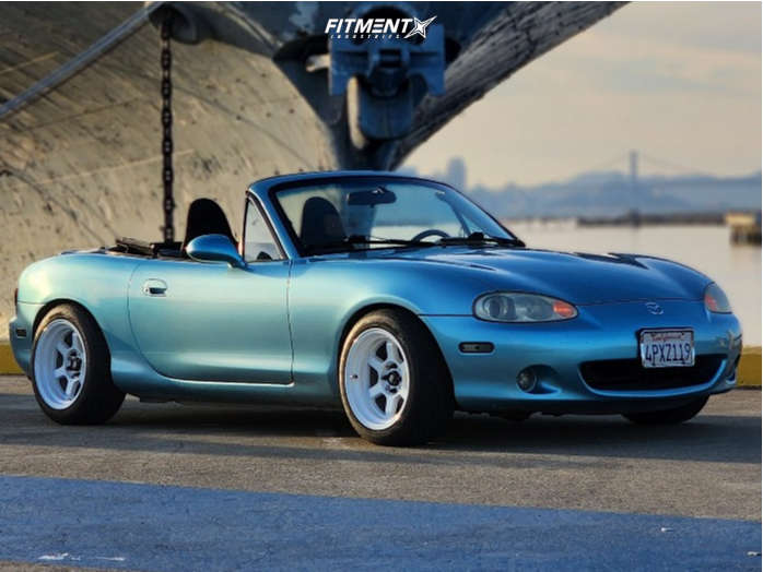 2001 Mazda Miata Base with 15x8 MST Time Attack and Federal 195x50 on ...