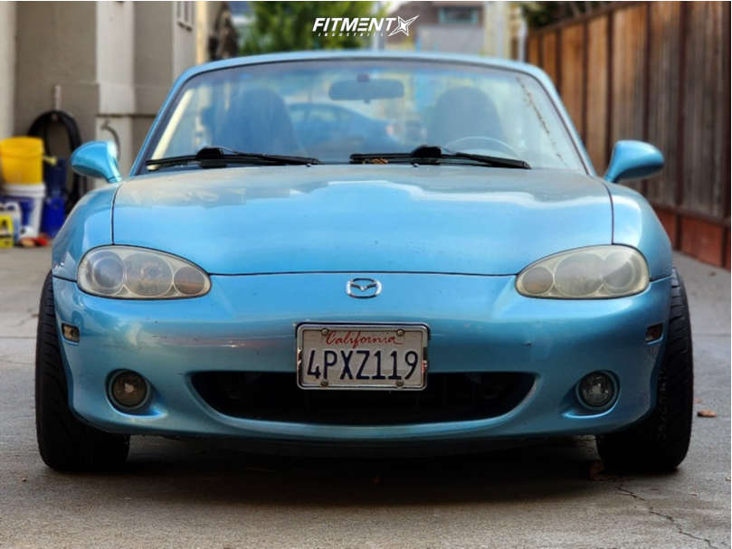 2001 Mazda Miata Base with 15x8 MST Time Attack and Federal 195x50 on ...