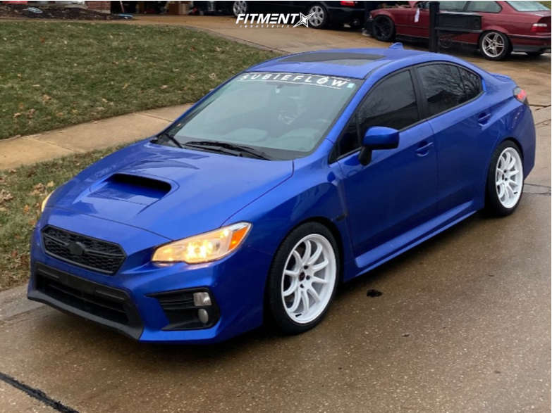 2021 Subaru WRX Limited with 18x9.5 AVID1 Av40 and Vercelli 245x40 on ...