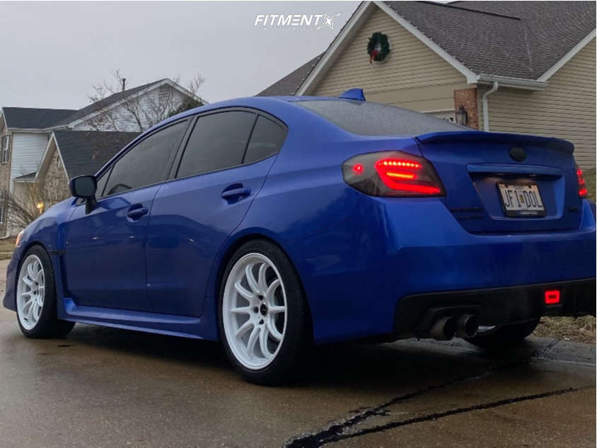 2021 Subaru WRX Limited with 18x9.5 AVID1 Av40 and Vercelli 245x40 on ...