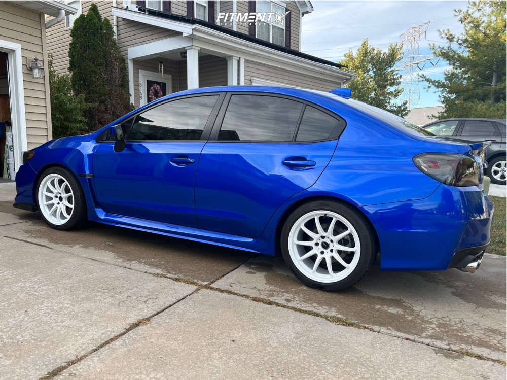 2021 Subaru WRX Limited with 18x9.5 AVID1 Av40 and Vercelli 245x40 on ...
