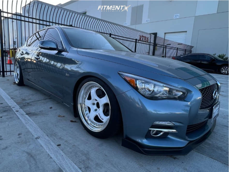 2017 INFINITI Q50 Premium with 18x9 Work Meister S1 3p and Continental ...