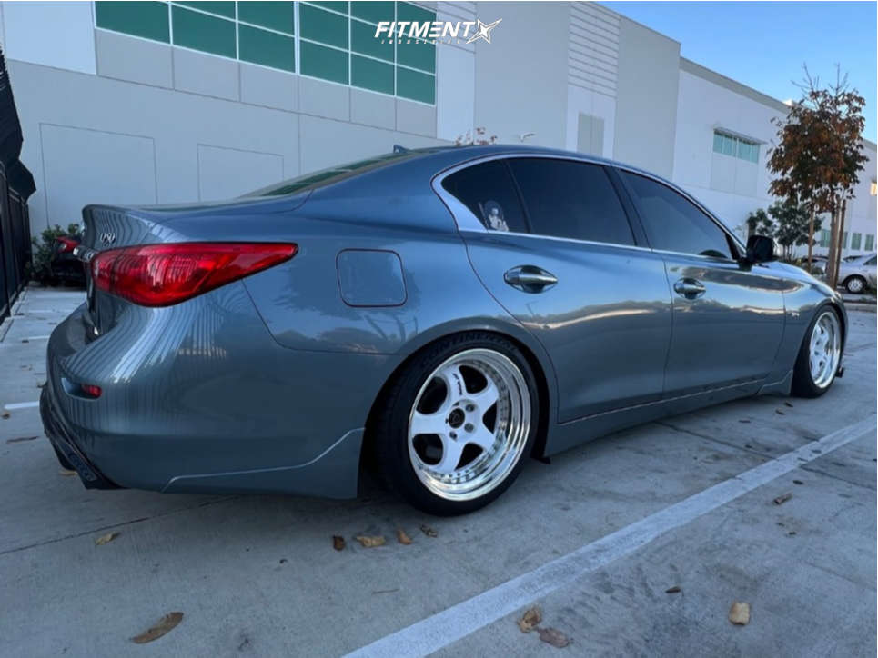 2017 INFINITI Q50 Premium with 18x9 Work Meister S1 3p and Continental ...