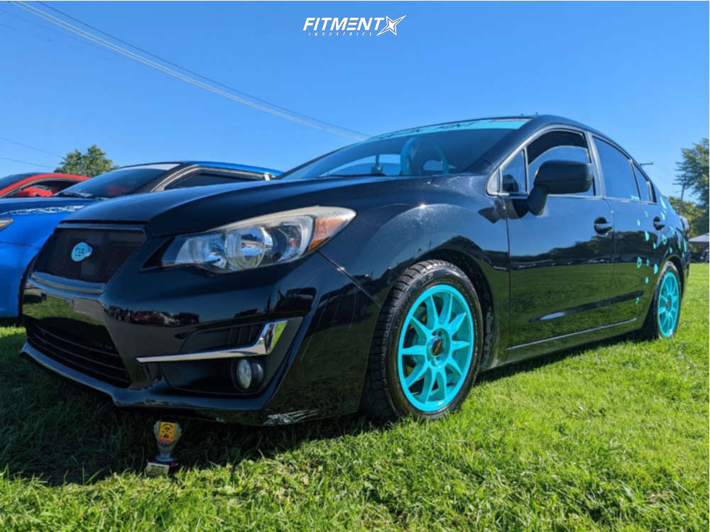 2015 Subaru Impreza Base with 16x7 Vision Bane and Achilles 205x55 on ...