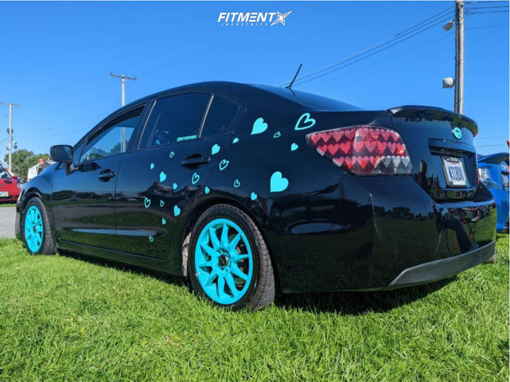 2015 Subaru Impreza Base with 16x7 Vision Bane and Achilles 205x55 on ...