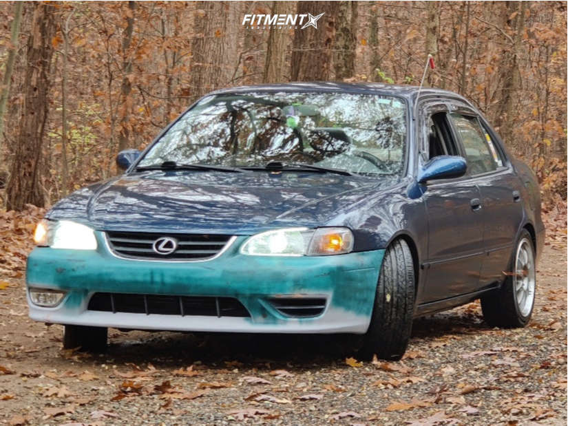 2000 Toyota Corolla LE with 16x7 Enkei J10 and Hankook 205x45 on ...