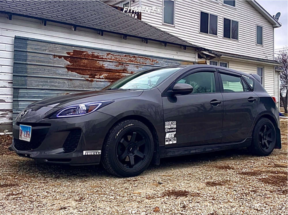 2012 Mazda 3 GS-SKY with 17x9 AVID1 AV6 and Pirelli 225x45 on Stock ...