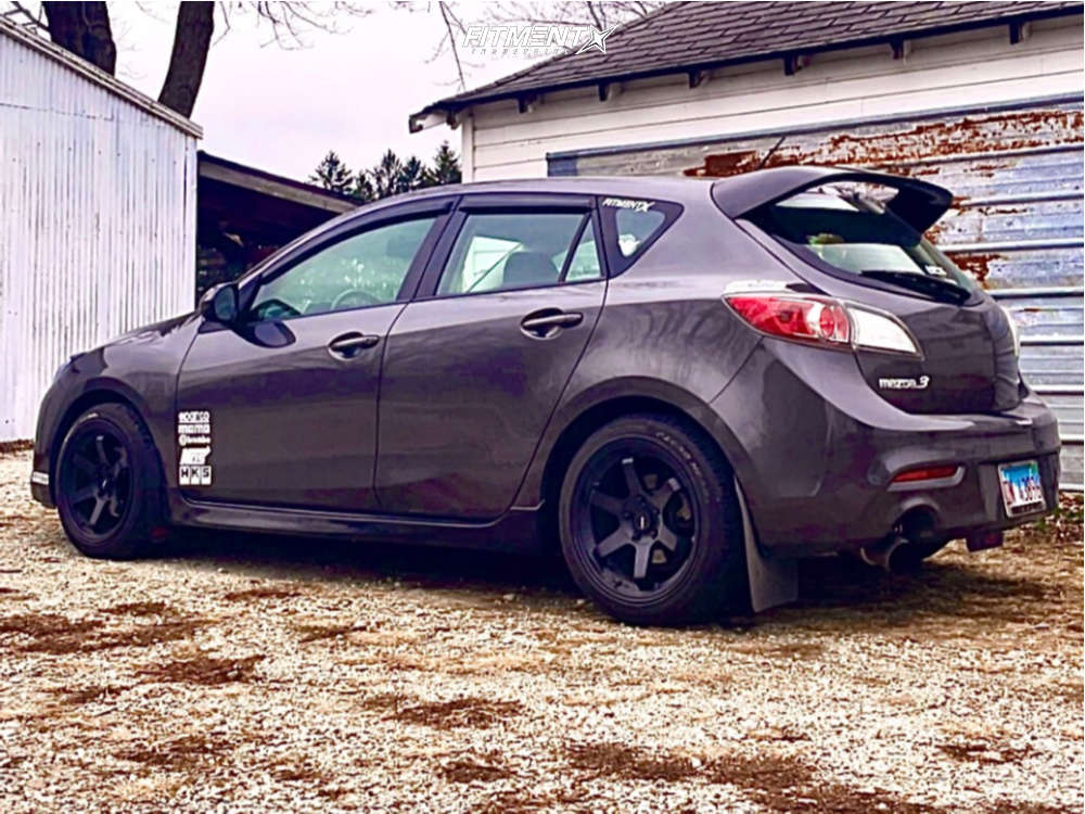 2012 Mazda 3 GS-SKY with 17x9 AVID1 AV6 and Pirelli 225x45 on Stock ...