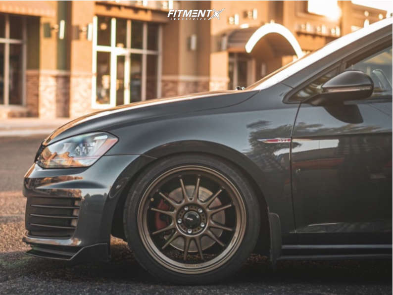 2015 Volkswagen GTI SE with 18x8.5 Konig Hypergram and Firestone 225x35 ...