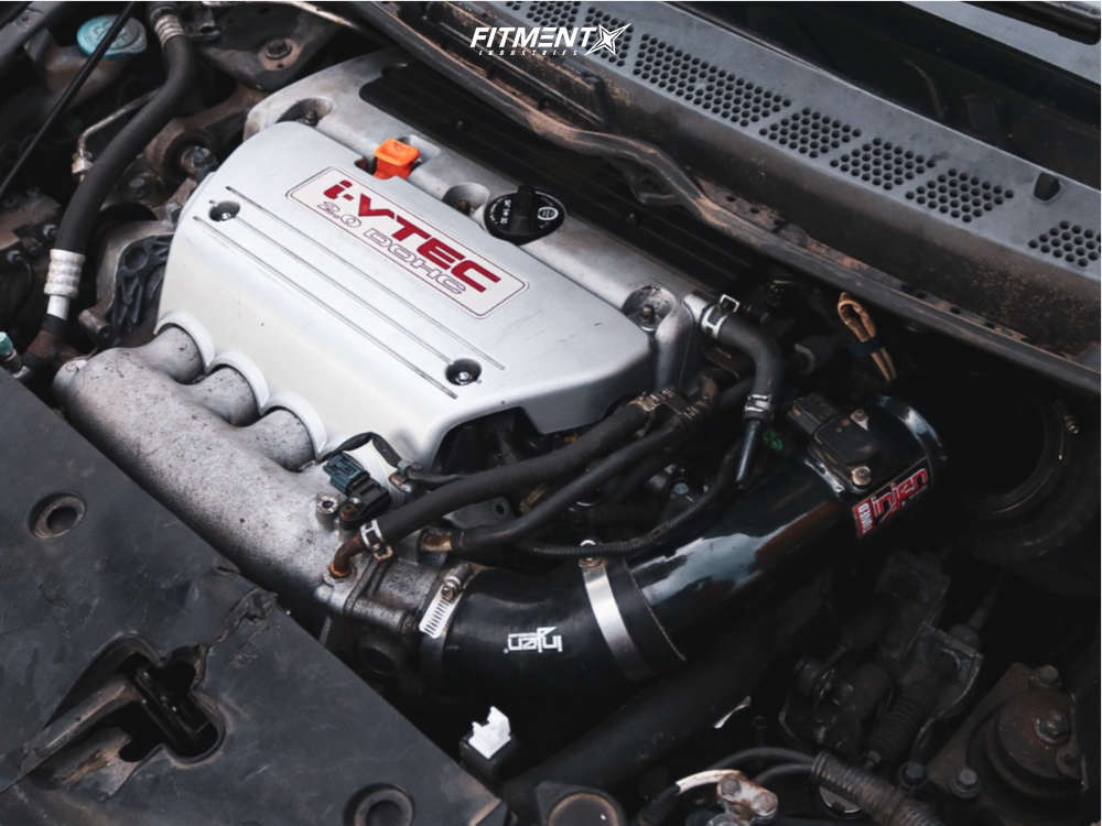 2008 Honda Civic Si with 17x7.5 Kazera KZP and General 215x45 on ...