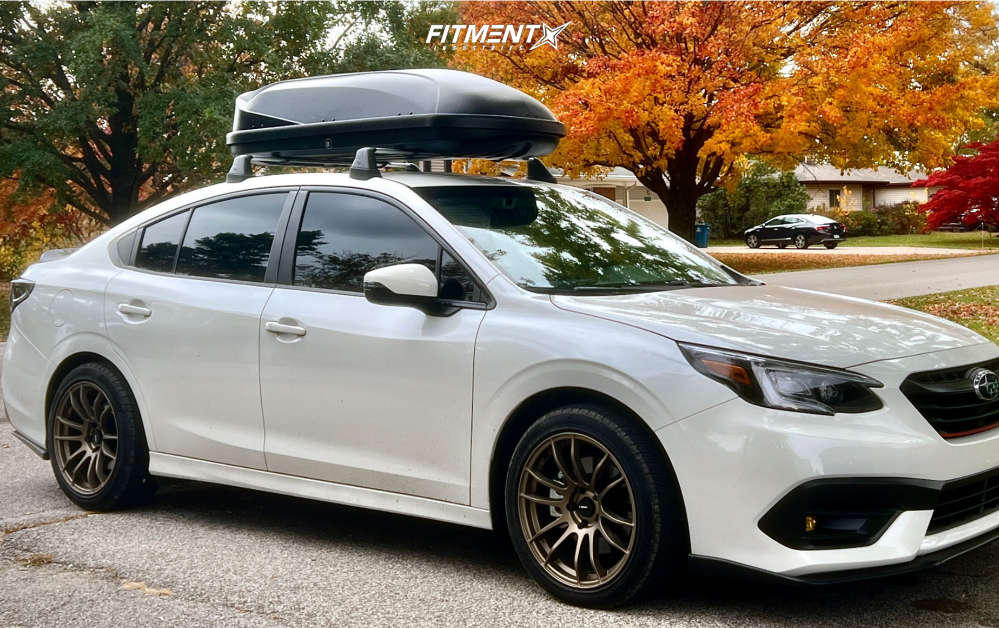 2022 Subaru Legacy Premium with 18x8.5 AVID1 Av20 and Vercelli 235x45 on Stock Suspension ...