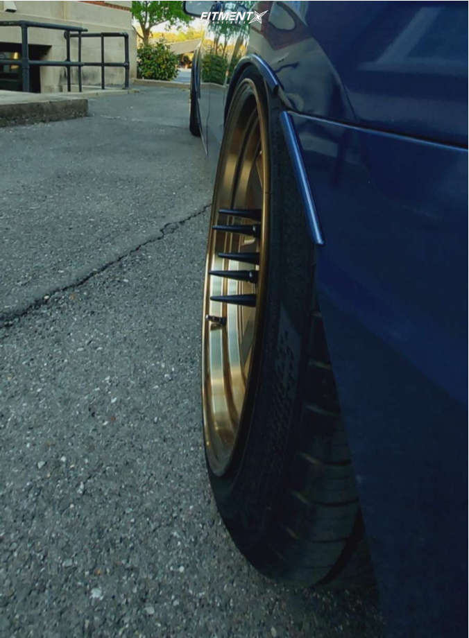 2009 Honda Civic LX with 17x9 MST Time Attack and Vercelli 215x45 on ...