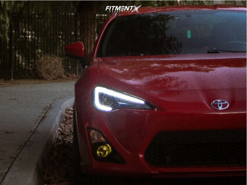 2013 Scion FR-S Base with 18x8.5 Aodhan Ds09 and Firestone 235x40 on ...