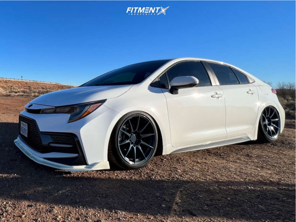 2021 Toyota Corolla SE with 18x9.5 TSW Kemora and Continental 235x40 on ...