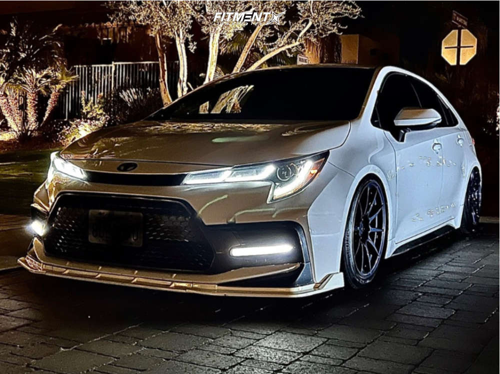 2021 Toyota Corolla SE with 18x9.5 TSW Kemora and Continental 235x40 on ...