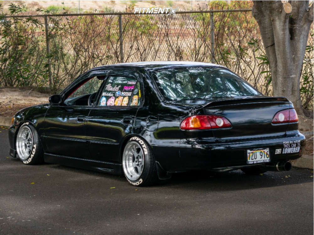 2001 Toyota Corolla S with 15x9 JNC Jnc010 and Toyo Tires 195x45 on ...