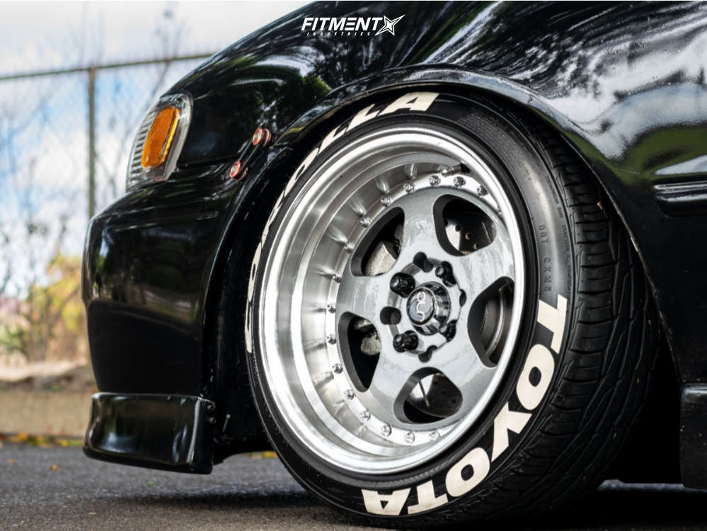 2001 Toyota Corolla S with 15x9 JNC Jnc010 and Toyo Tires 195x45 on ...