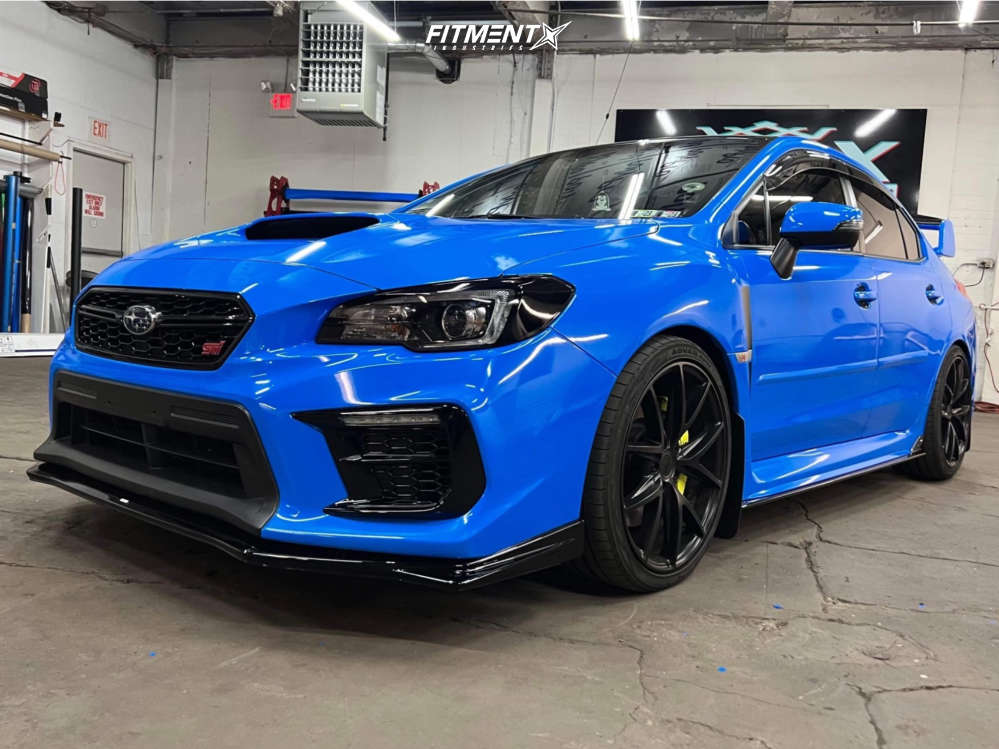 2021 Subaru WRX STI Base with 19x8.5 Niche M117 and Yokohama 245x35 on Coilovers | 2520815 ...