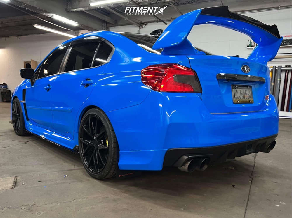 2021 Subaru WRX STI Base with 19x8.5 Niche M117 and Yokohama 245x35 on Coilovers | 2520815 ...