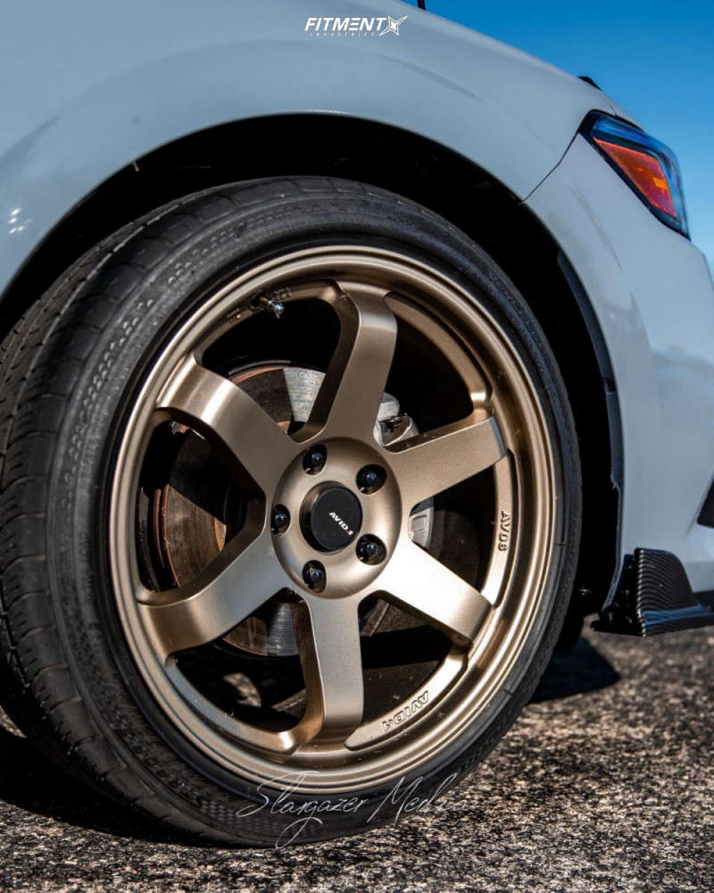 2022 Honda Civic Sport with 18x8.5 AVID1 Av6 and Vercelli 235x40 on ...