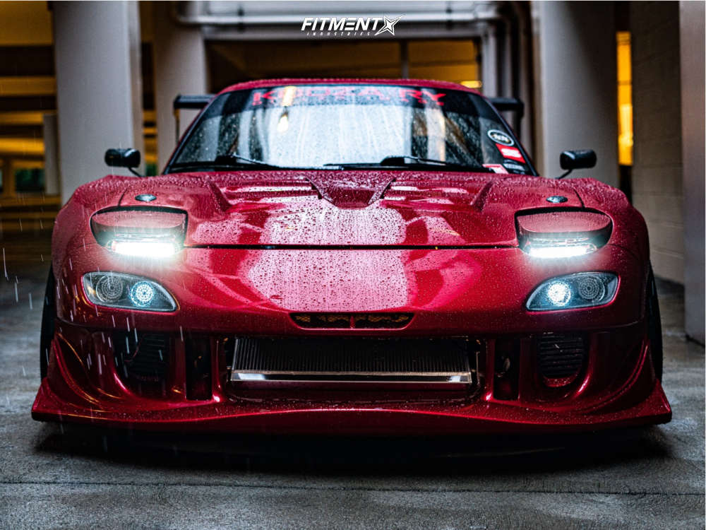 1993 Mazda RX-7 R1 with 18x10.5 Volk Te37v Mark Ii and Toyo Tires ...