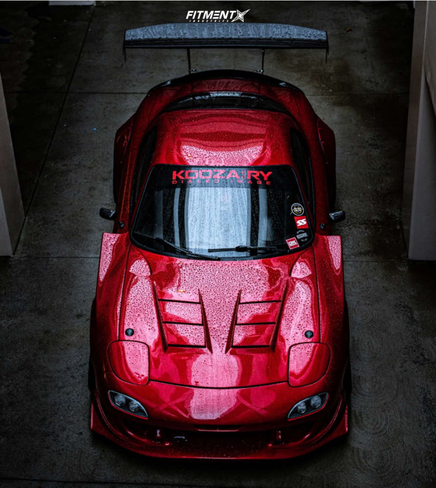 1993 Mazda RX-7 R1 with 18x10.5 Volk Te37v Mark Ii and Toyo Tires ...